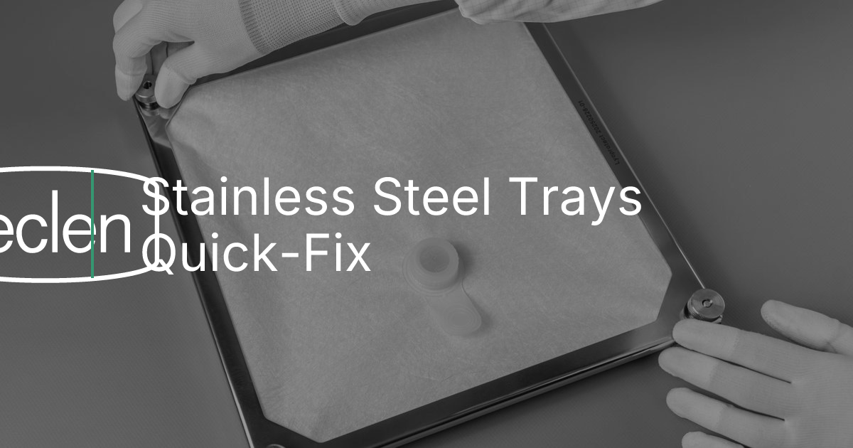 Quick-Fastening Steel Trays for Lyophilization | Teclen